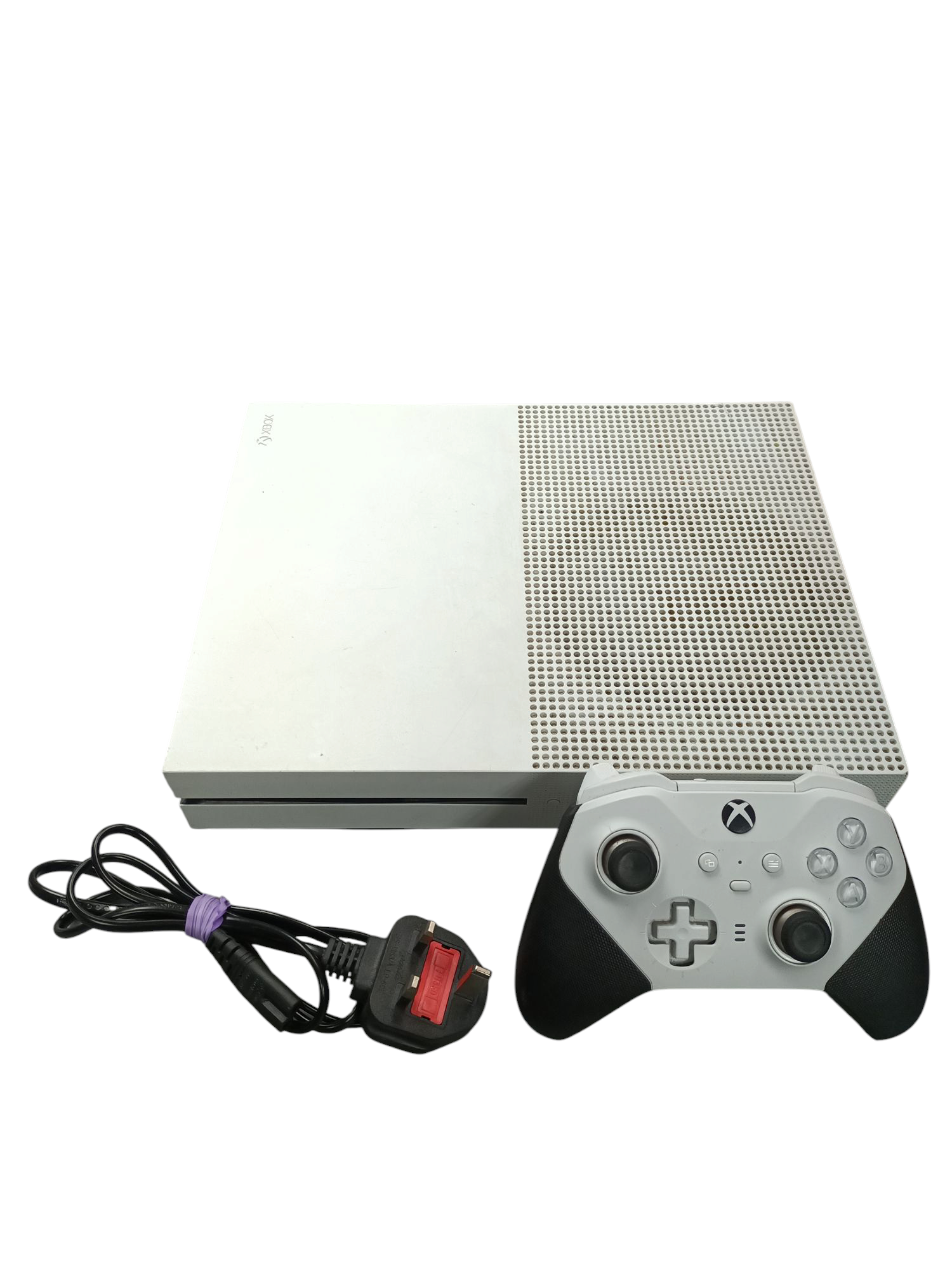 Used Xbox One S Console, White, 1TB with Elite White Series 2 Core ...